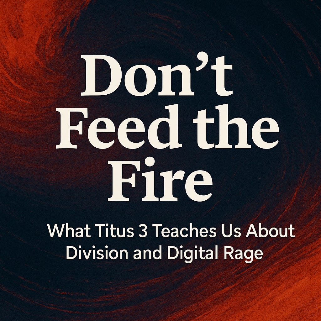 Don’t Feed the Fire: What Titus 3 Teaches Us About Division and Digital ...
