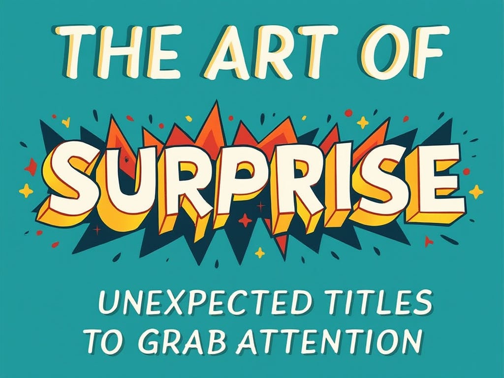 The Art of Surprise: Unexpected Titles That Grab Attention | by Zain ...