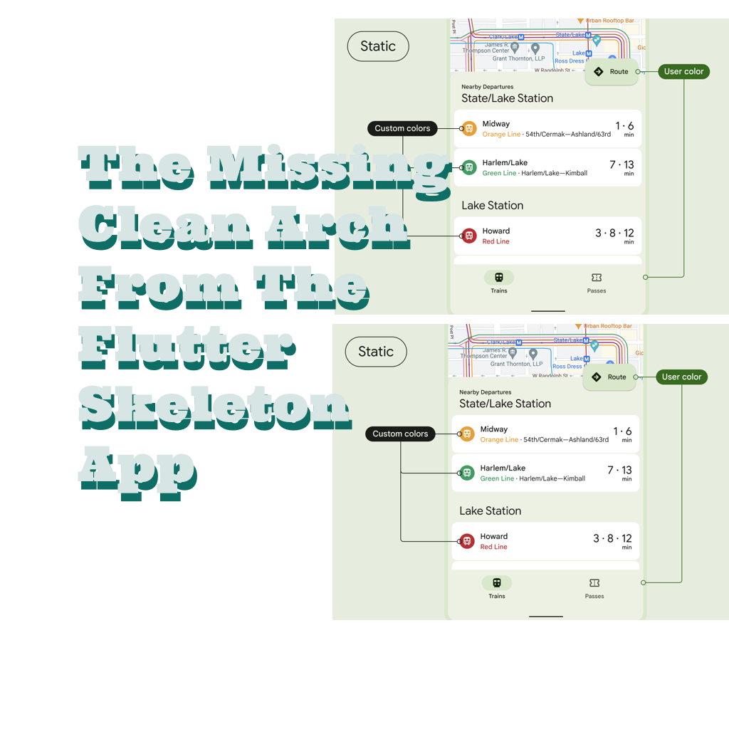 The Missing Clean Arch From The Flutter Skeleton App | by Fred Grott | Geek Culture | Medium