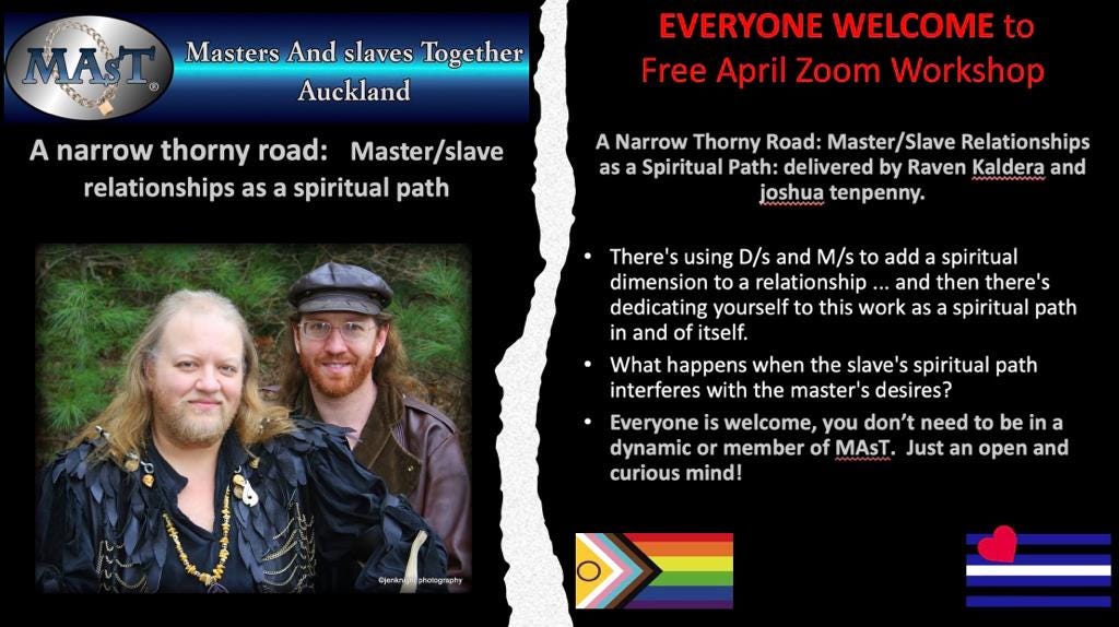 A Narrow Thorny Road: Master/Slave Relationships as a Spiritual Path ...