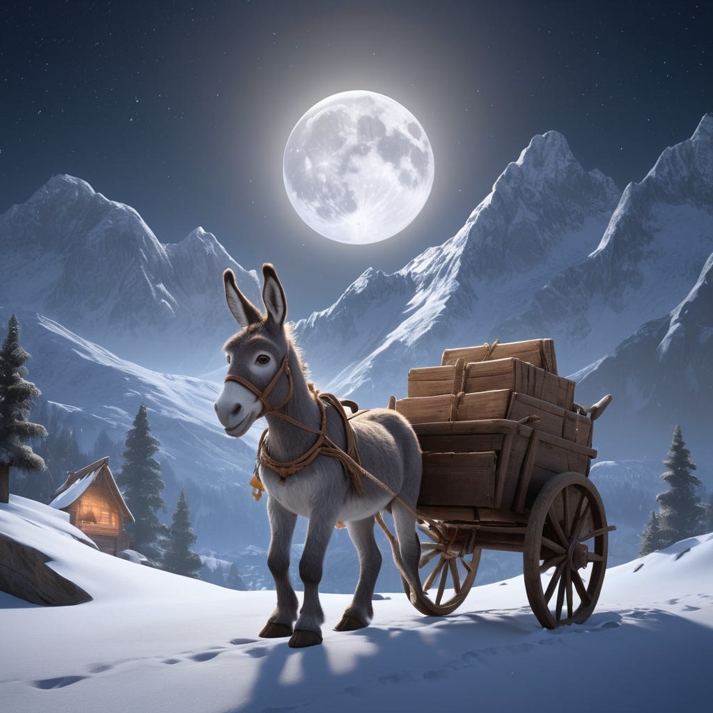 The Ghost of the Alpine. A Scary Donkey Story | Random Word… | by ...