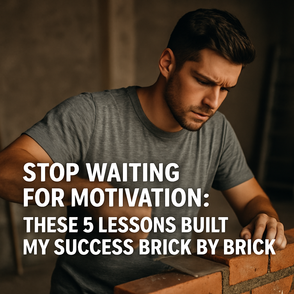 Stop Waiting for Motivation: These 5 Lessons Built My Success Brick by ...