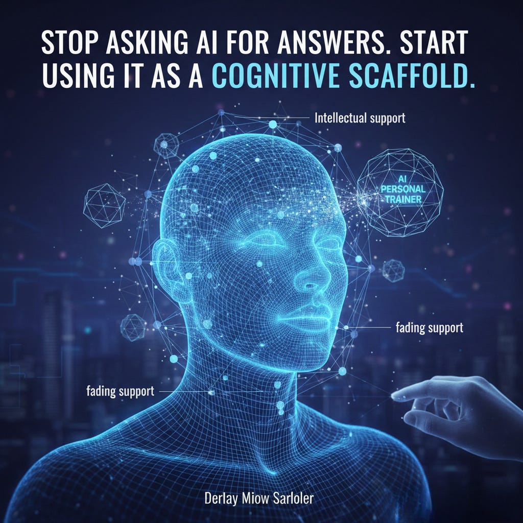 Stop Asking AI for Answers. Start Using It as Your Cognitive Scaffold ...