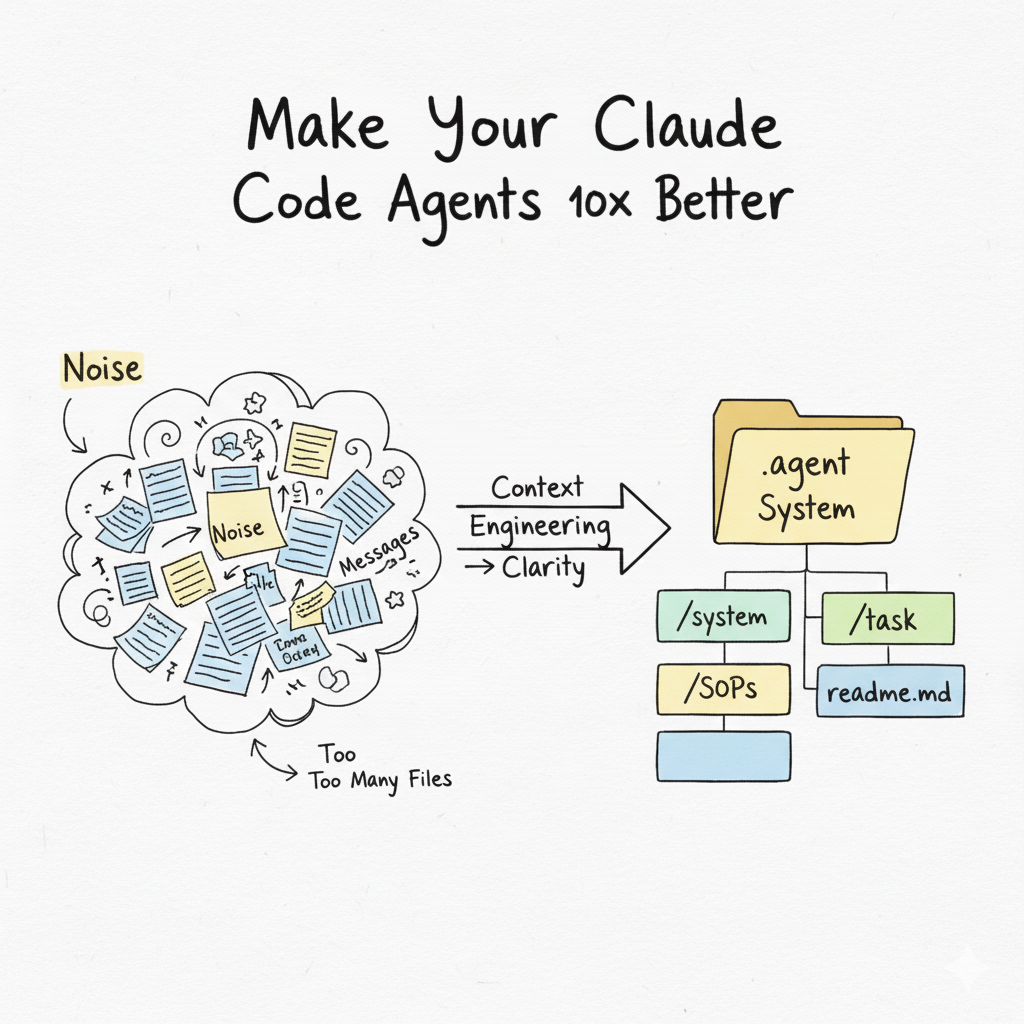 10x Your Claude Code using the .agents folder | Medium