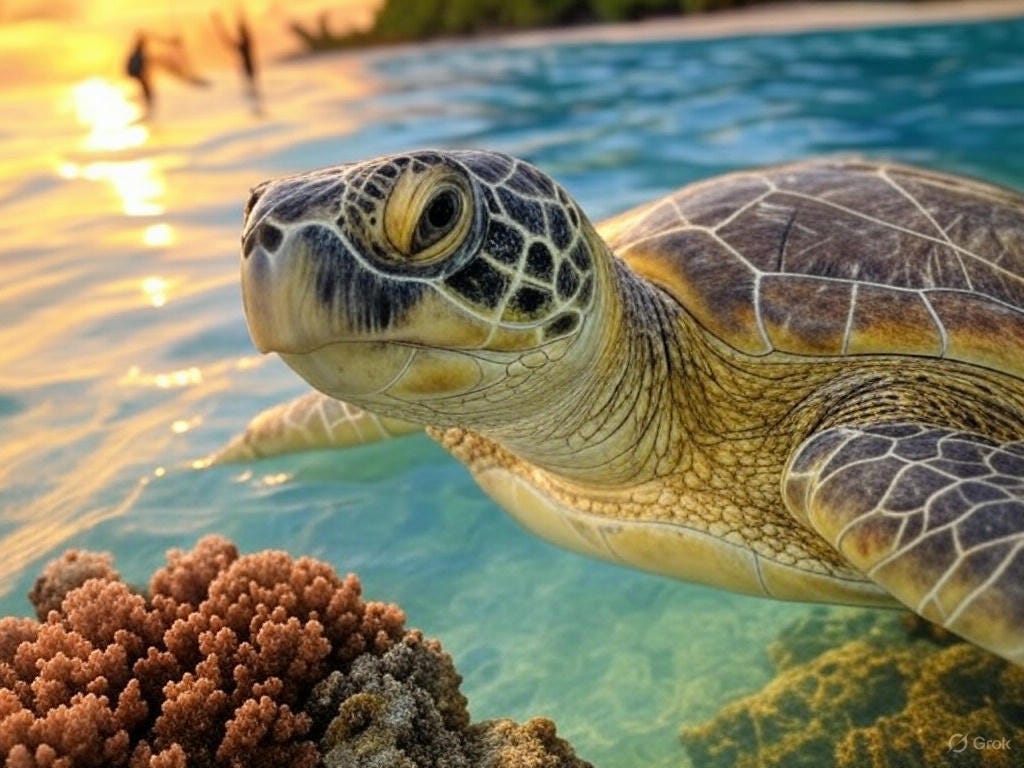 Zanzibar Sea Turtles: Scars of Survival | by HSE Documents | Mar, 2025 ...