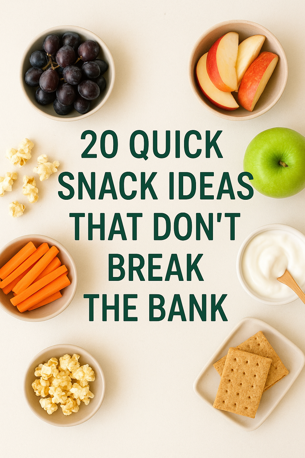# 20 Delicious Snack Ideas That Won’t Break the Bank. Because let’s ...