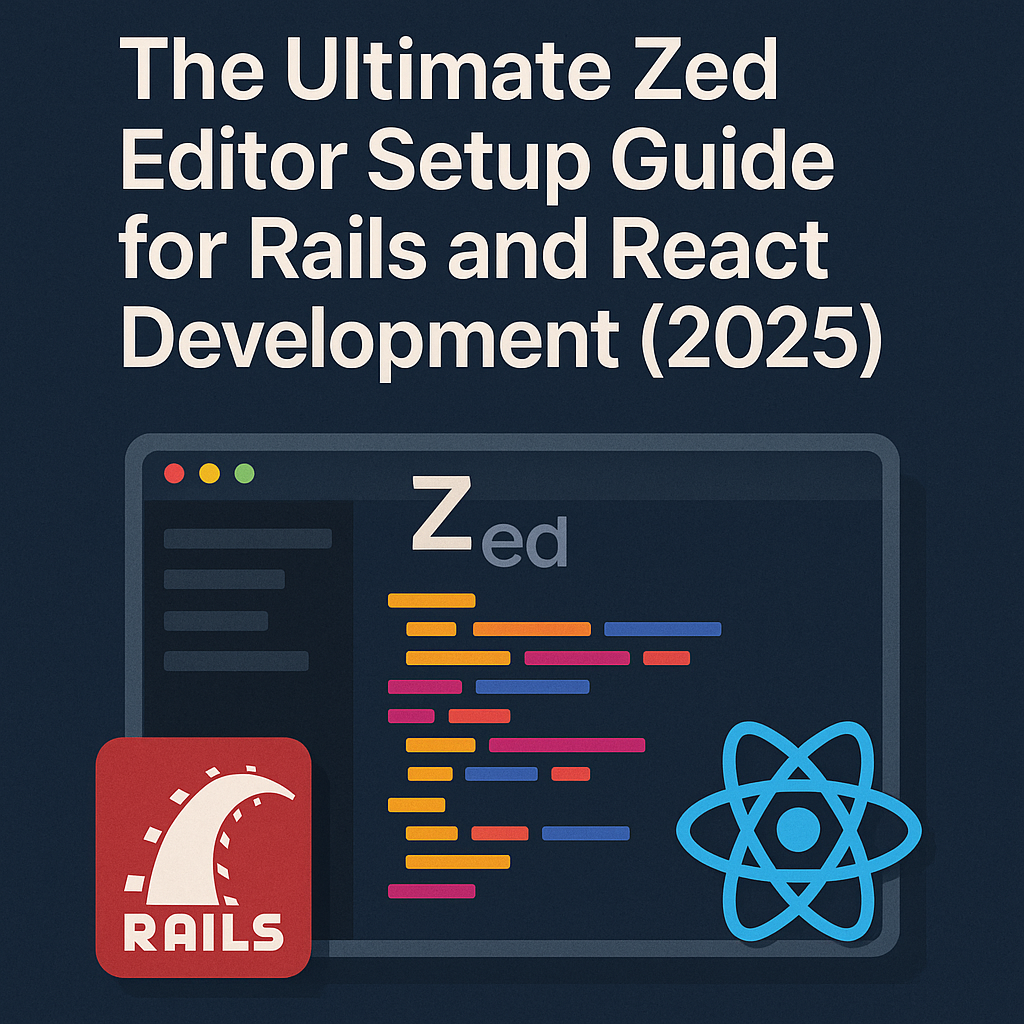 The Ultimate Zed Editor Setup Guide for Rails and React Development | by Anjan | Medium