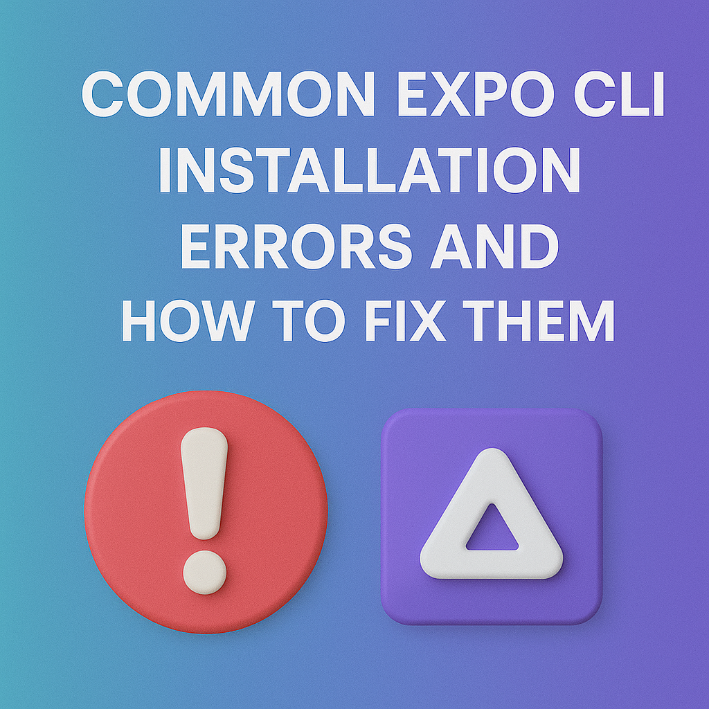 Common Expo CLI Installation Errors and How to Fix Them | by TechByRahmat | Aug, 2025 | Medium