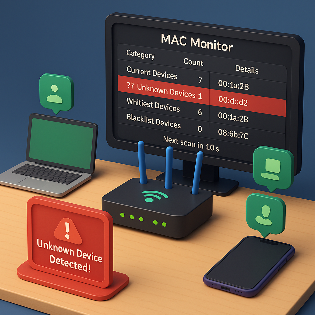 Mac address Monitor (macmon). Ever had that nagging feeling? Your… | by ...