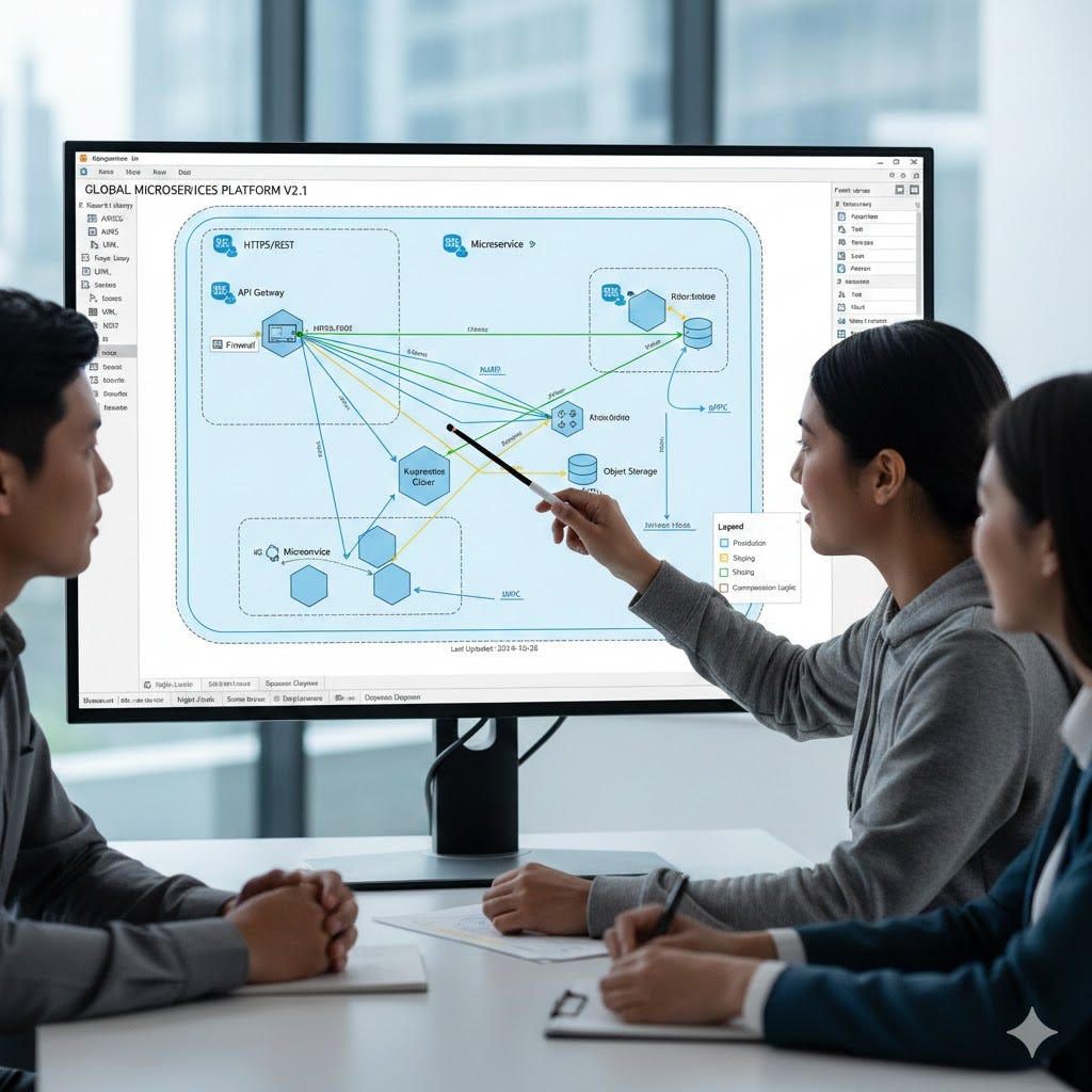 How To Create Professional Cloud Architecture Diagram Using Diagrams.io ...