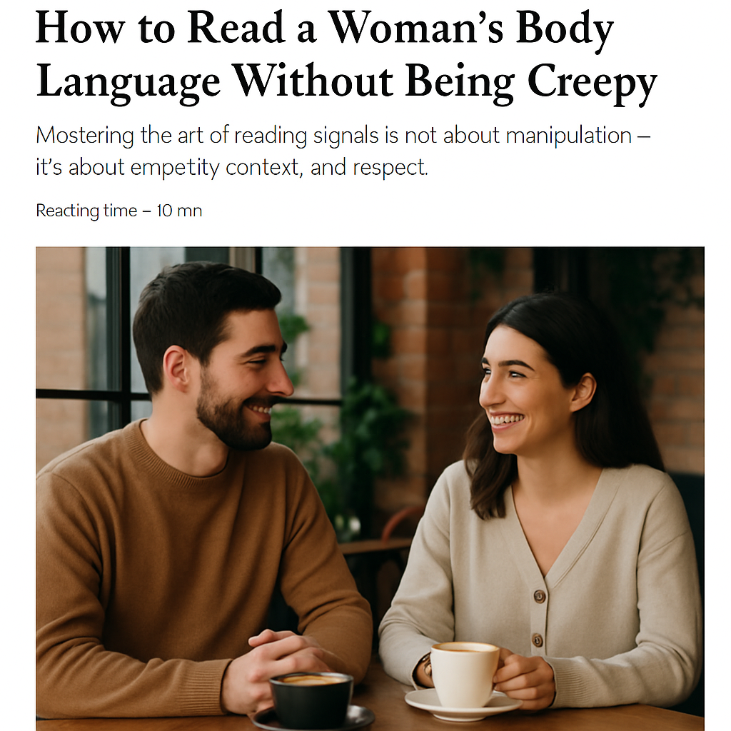 How to Read a Woman’s Body Language Without Being Creepy | by Amit ...