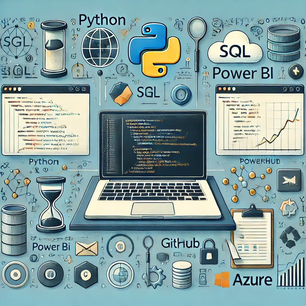 Comprehensive Productivity Tips for Data Analysts Using Python, SQL, Power BI, GitHub, and Azure ...