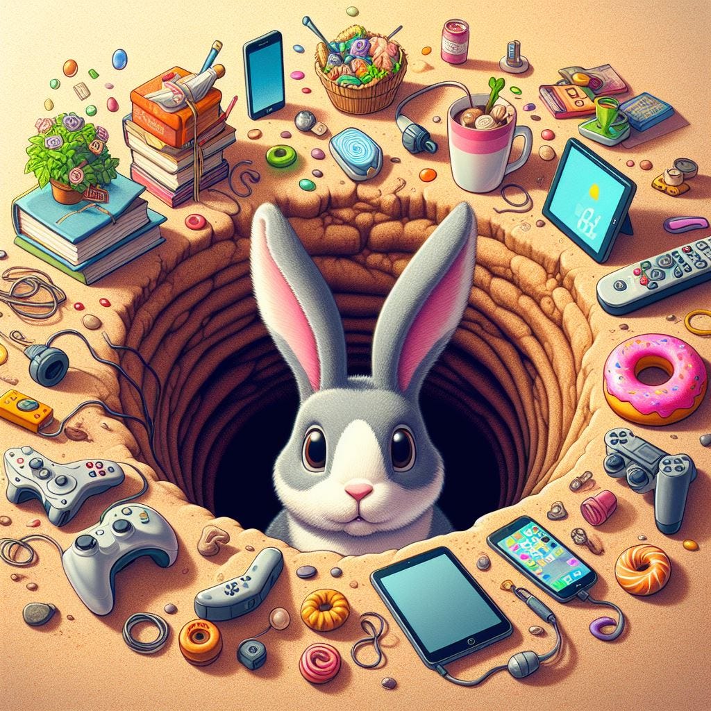 Down the Rabbit Hole: Distractions in the Digital Wonderland | by Amjad ...