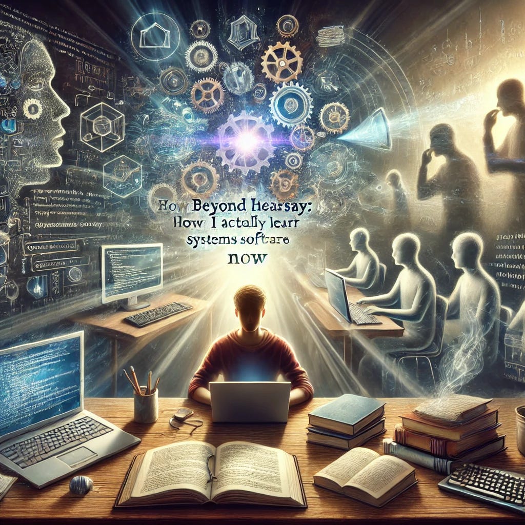 Beyond Hearsay: How I Actually Learn Systems Software Now | by Tejus Chandrashekar | Medium