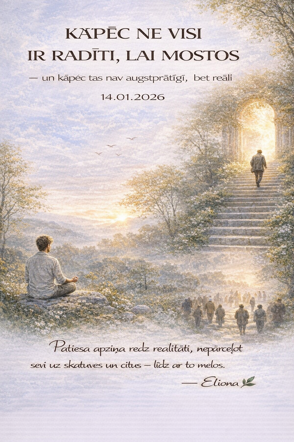 🌿 KĀPĒC NE VISI IR RADĪTI, LAI MOSTOS | by DzivagramataInese ☘️☘️☘️ ...