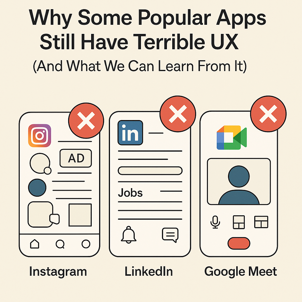 Why Some Popular Apps Still Have Terrible UX (And What We Can Learn ...