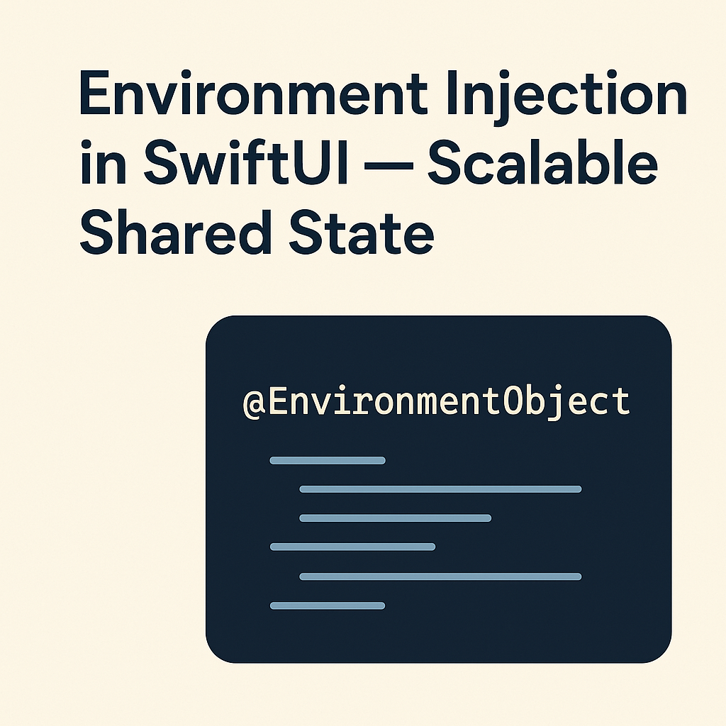🌱 Environment Injection in SwiftUI — Scalable Shared State | by Malindu Kirindegamaarachchi ...
