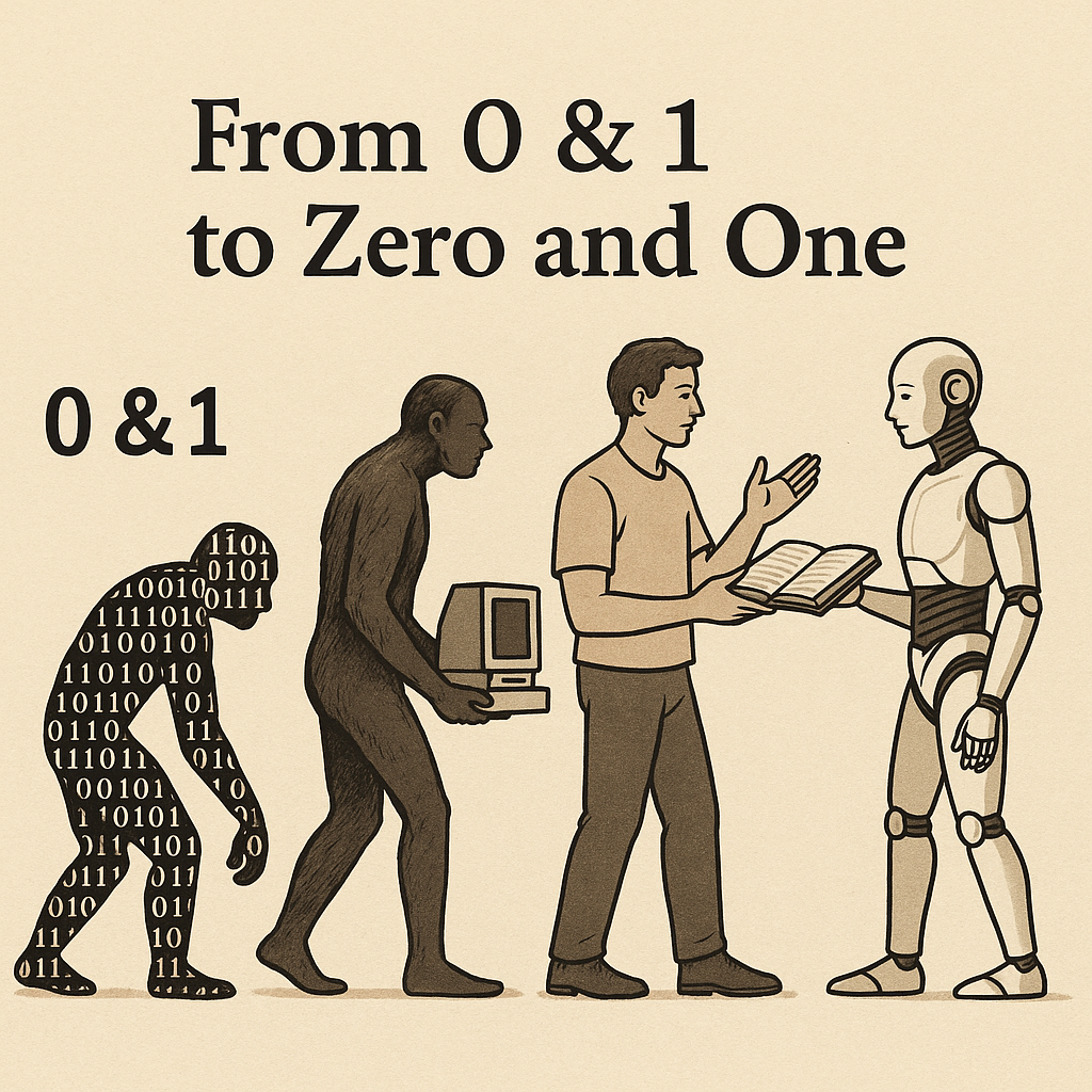 From 0 & 1 to Zero and One. Intelligence in Humans and Machines. | by ...