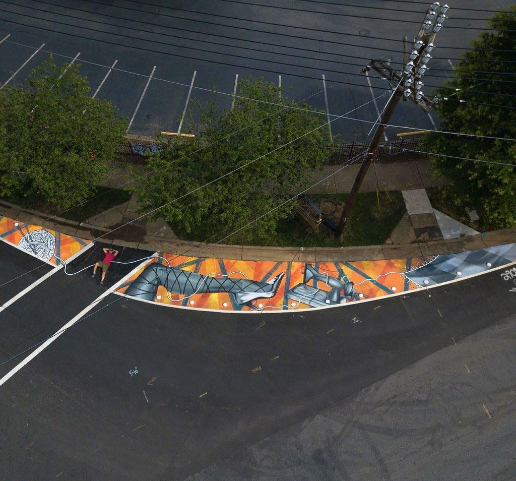 NoDa’s new Neighborhood Matching Grant mural improves pedestrian safety ...