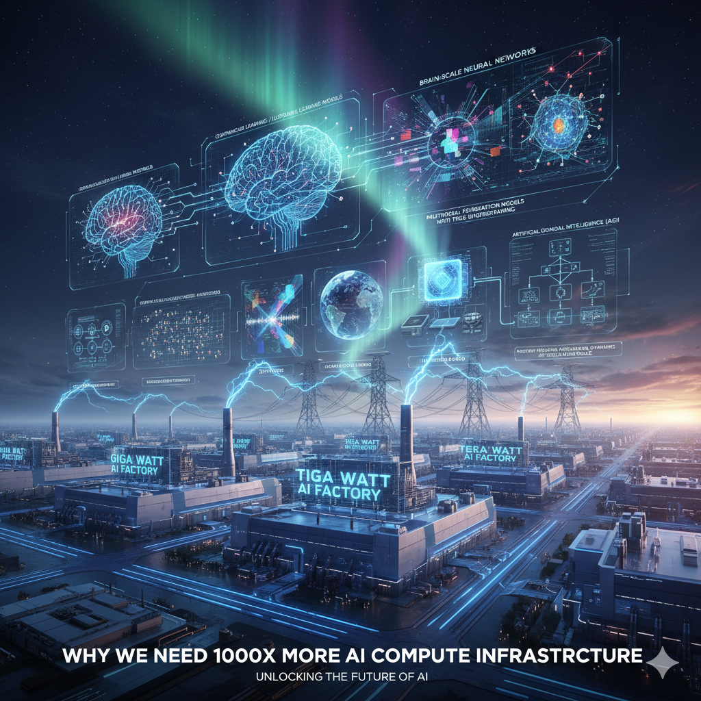 Why we need 1000x more AI compute infrastructure | by Eric LaBouve | Medium