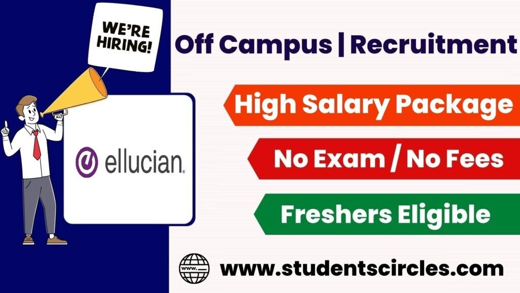 Ellucian Careers 2023 | Fresher | Direct Link | by V G Selvam ...