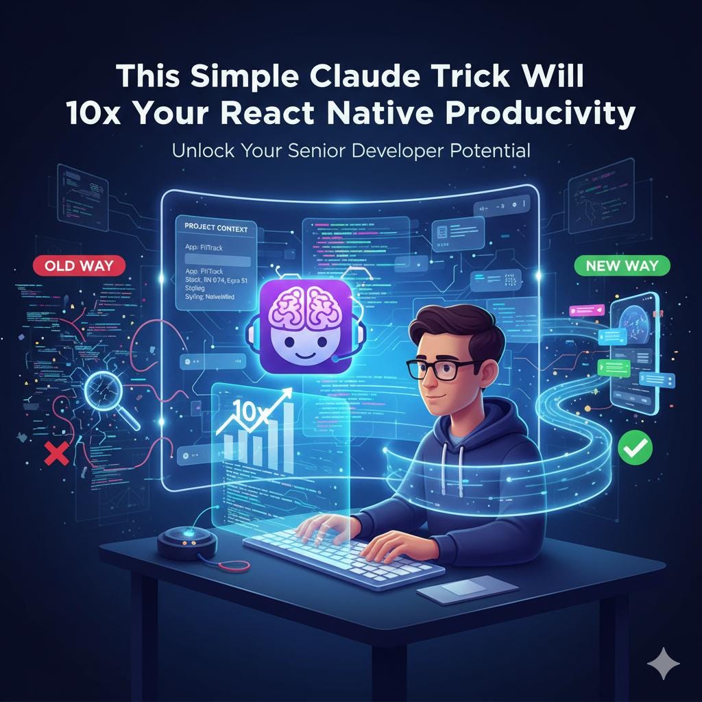 This Simple Claude Trick Will 10x Your React Native Productivity | Medium