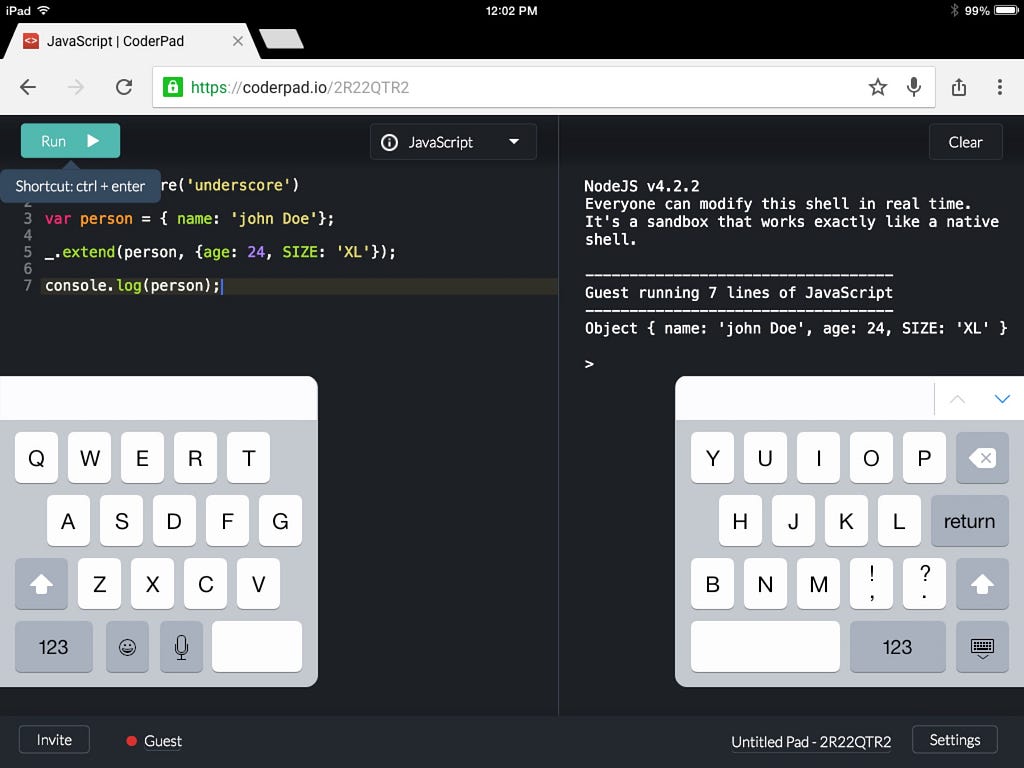 CoderPad was created for me. I’ve been pleasantly surprised by the… | by John Woodell | Medium