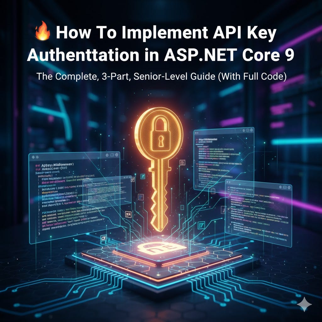🔥 How To Implement API Key Authentication in ASP.NET Core 9 — The ...