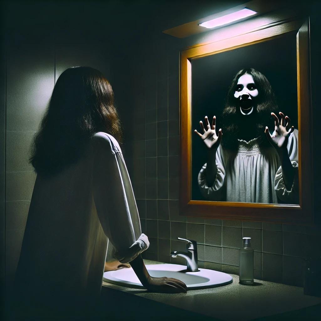 **"The Reflection"** Lena had always avoided mirrors at night. There ...