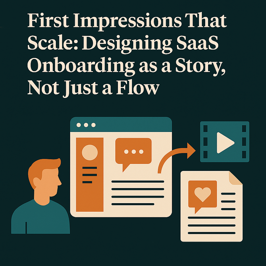 First Impressions That Scale: Designing SaaS Onboarding as a Story, Not ...