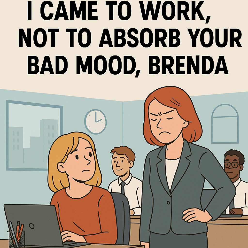 I Came to Work, Not to Absorb Your Bad Mood, Brenda” | by Healing Out ...