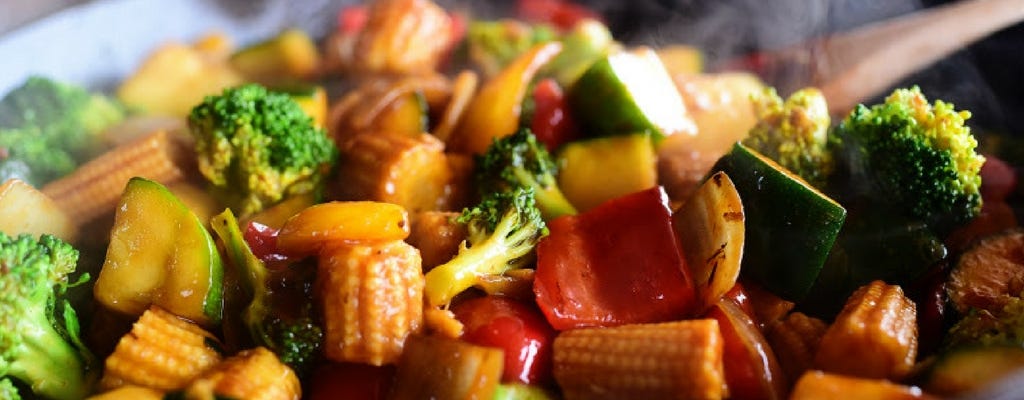 STIR FRIED SESAME VEGETABLES WITH RICE | by JustCrate | Medium