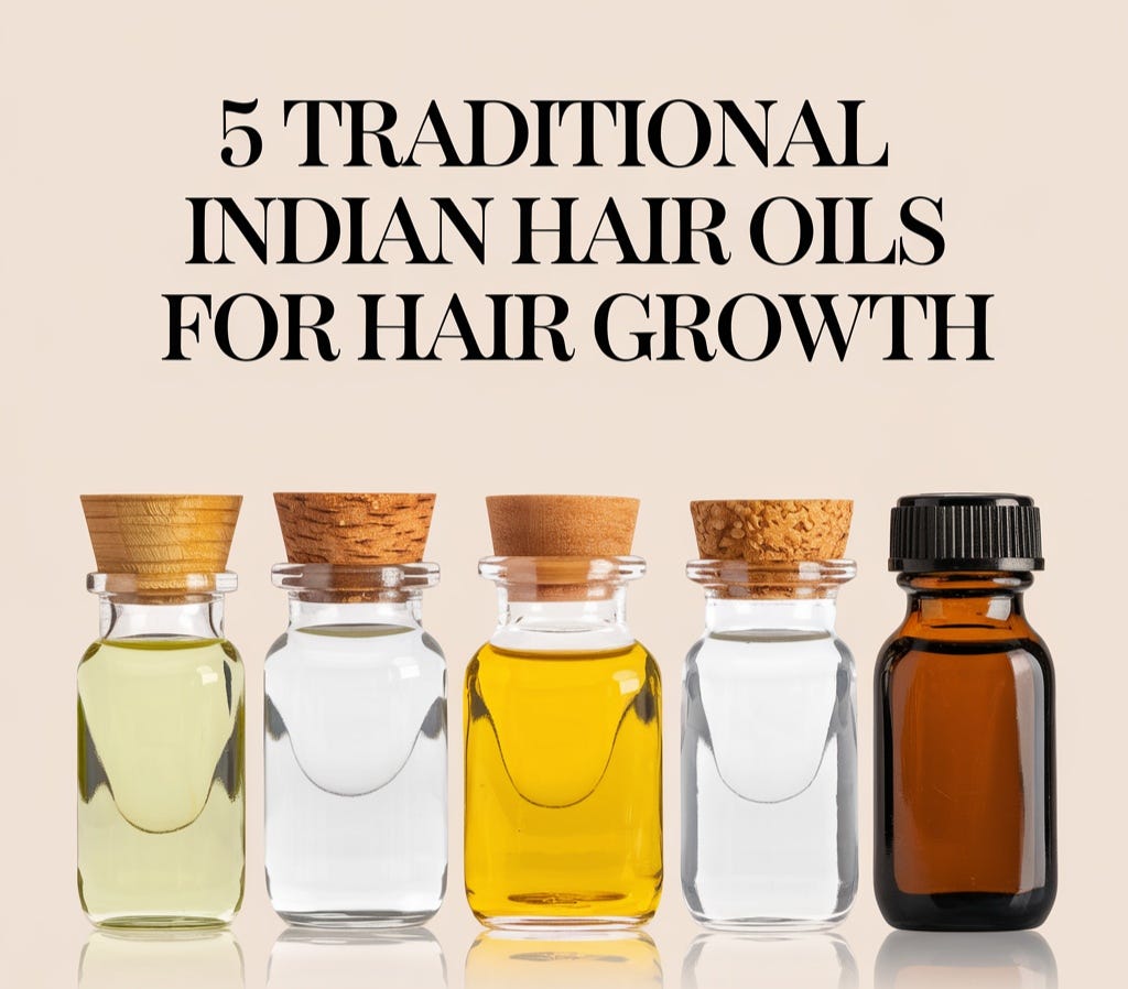 5 traditional Indian hair oils for hair growth | by Isha Princess | Medium