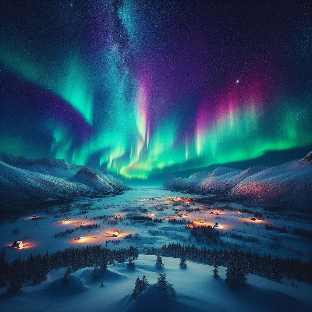 The Northern Lights: A Celestial Dance of Light and Myth in Sweden | by ...