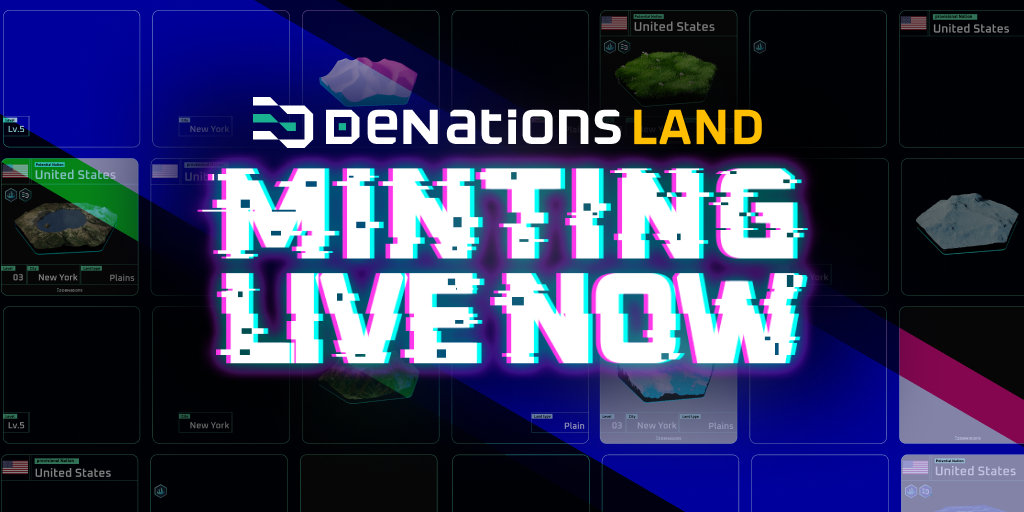 🚀”Regular WL” LAND MINT LIVE NOW🚀 - DeNations - Medium