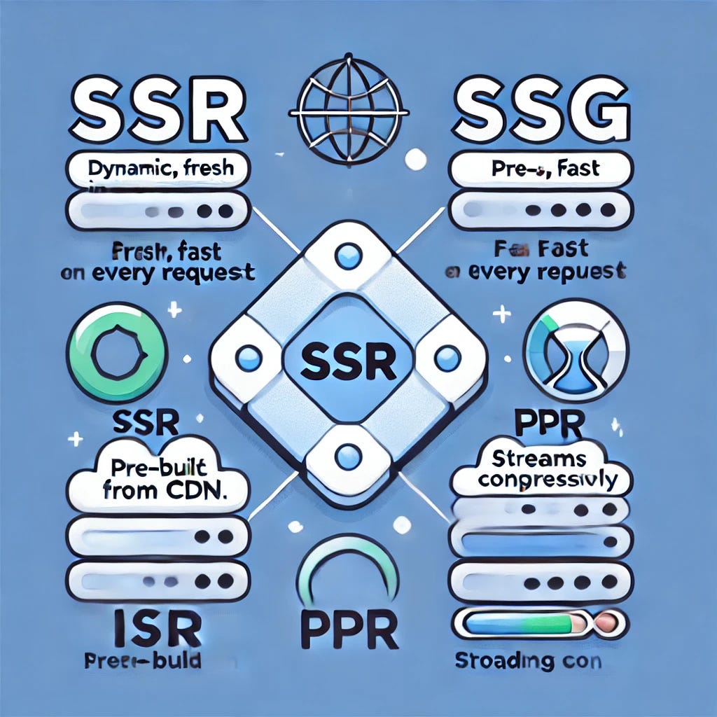 Next JS: Rendering Strategies — SSG, SSR, CSR and PPR | by Ritesh ...