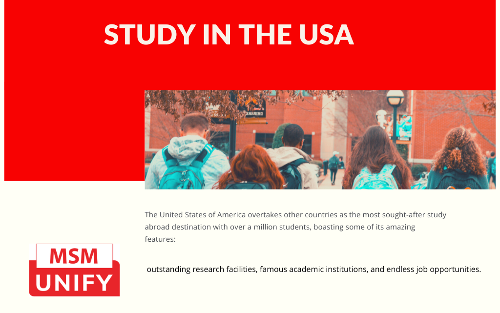 Why studied in the USA ? - MSM UNIFY - Medium