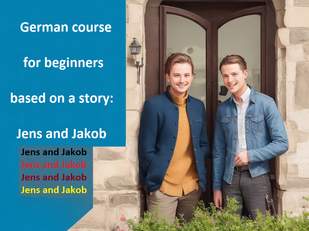 German course for beginners based on a story: Jens and Jakob | by Ietje ...