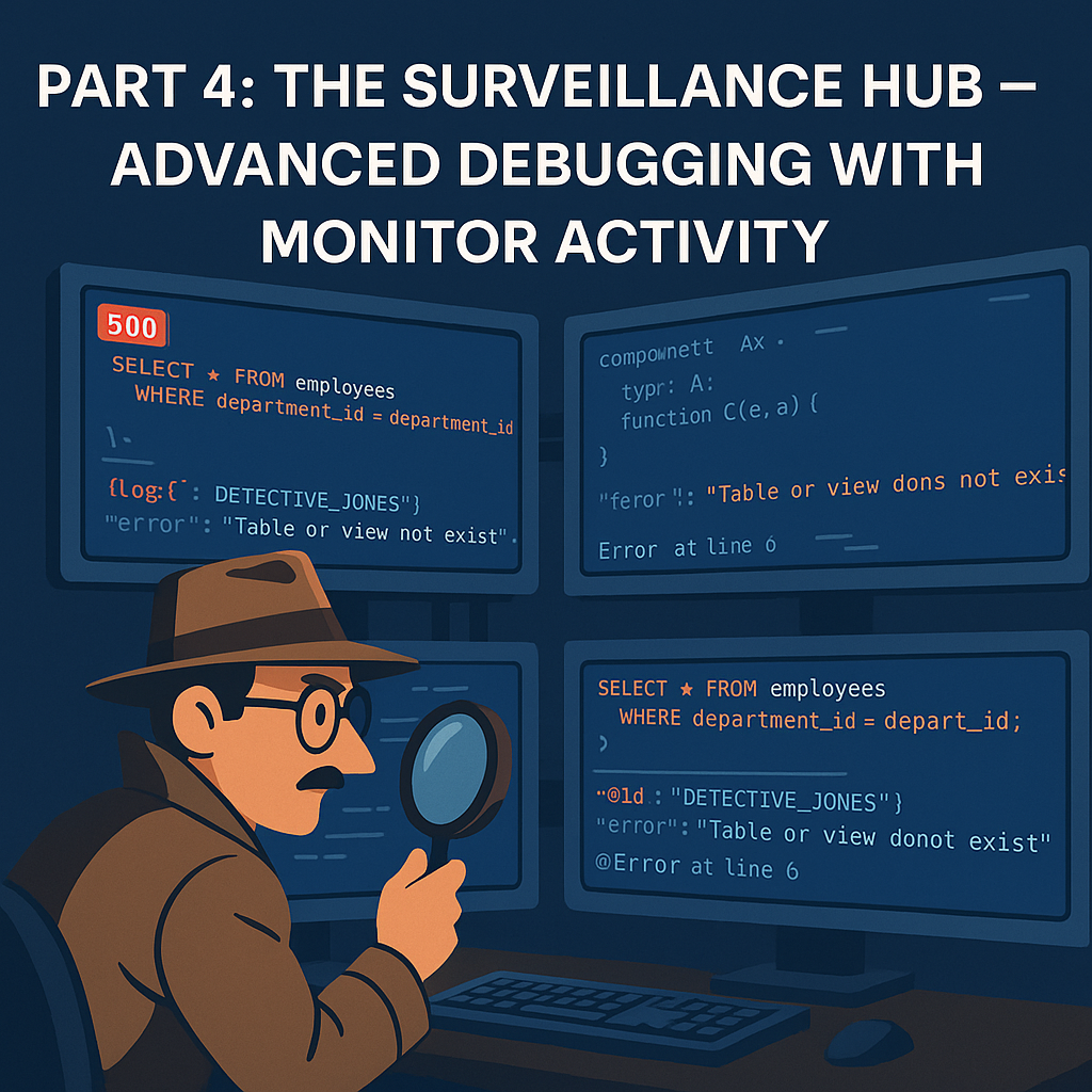 Part 4: The Surveillance Hub — Advanced Debugging with Monitor Activity | by Rohit Mittel | Jul ...