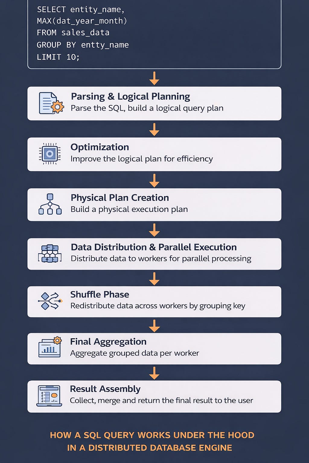 How a SQL Query Works Under the Hood in a Distributed Database Engine ...