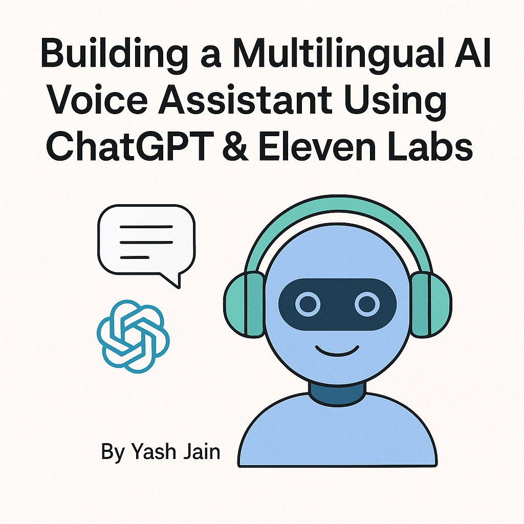 🧠 Building a Multilingual AI Voice Assistant Using ChatGPT & Eleven Labs | by Yash jain | Medium