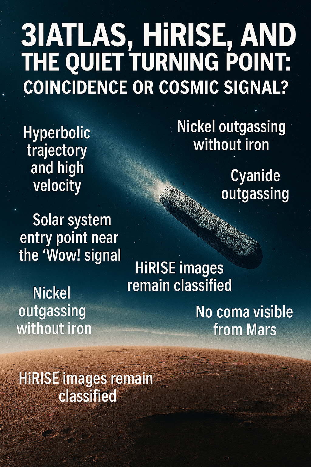 3I/ATLAS, HiRISE, and the Quiet Turning Point — Coincidence or Cosmic ...