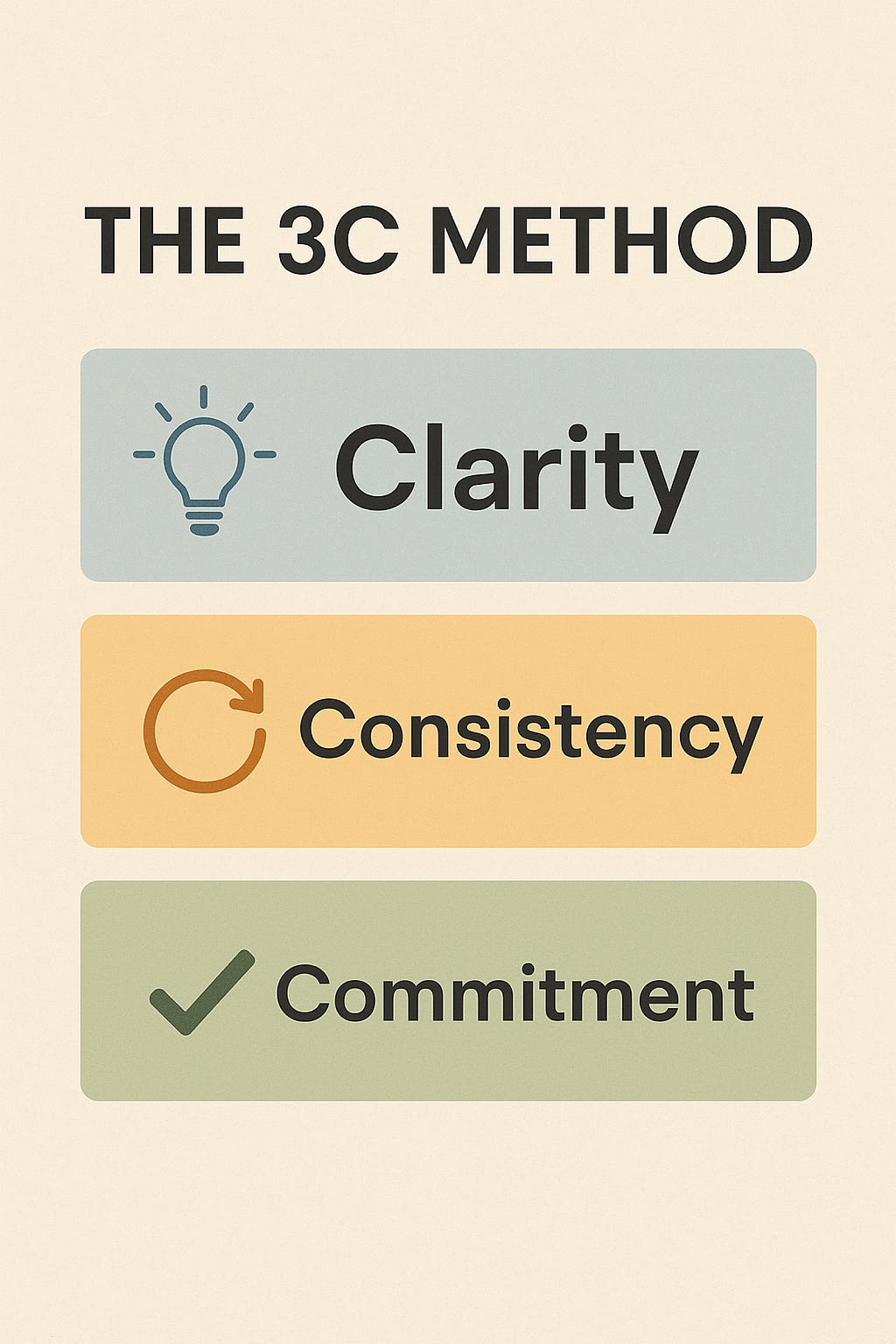 The 3Cs That Changed My Life: How I Finally Took Control in 30 Days ...