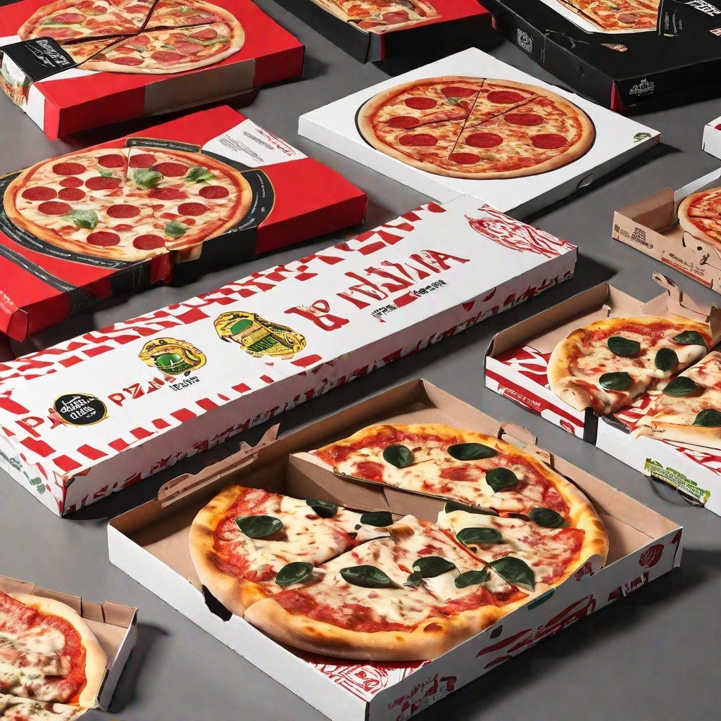 Pizza Food Boxes With Style - Pizzatle - Medium