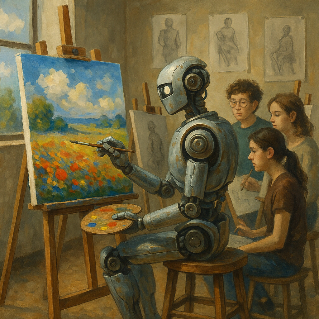 When AI Goes to Art School: Flynn’s First Day Is More Human Than Yours ...