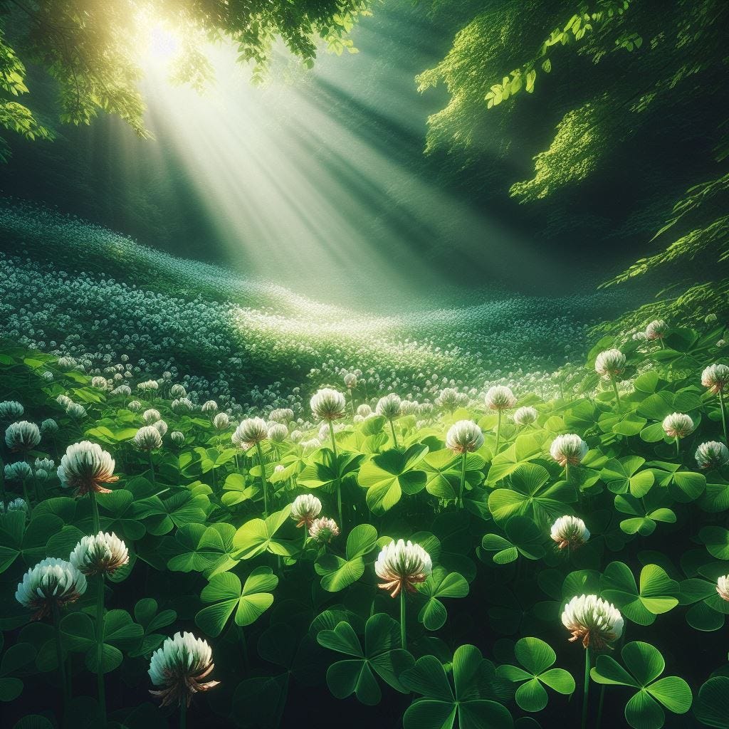 A Field of Shamrocks. Somewhere far away in a place where… | by Colby ...