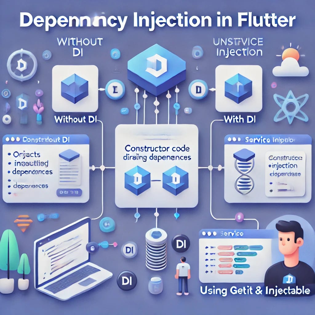 Dependency Injection in Flutter: A Complete Guide | by Mohammed shamseer pv | Medium