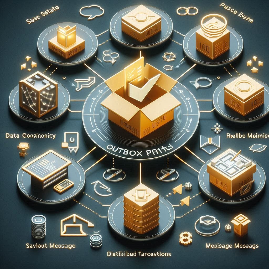 Outbox Pattern a reliable way of saving state to your database and publishing a message/event to ...
