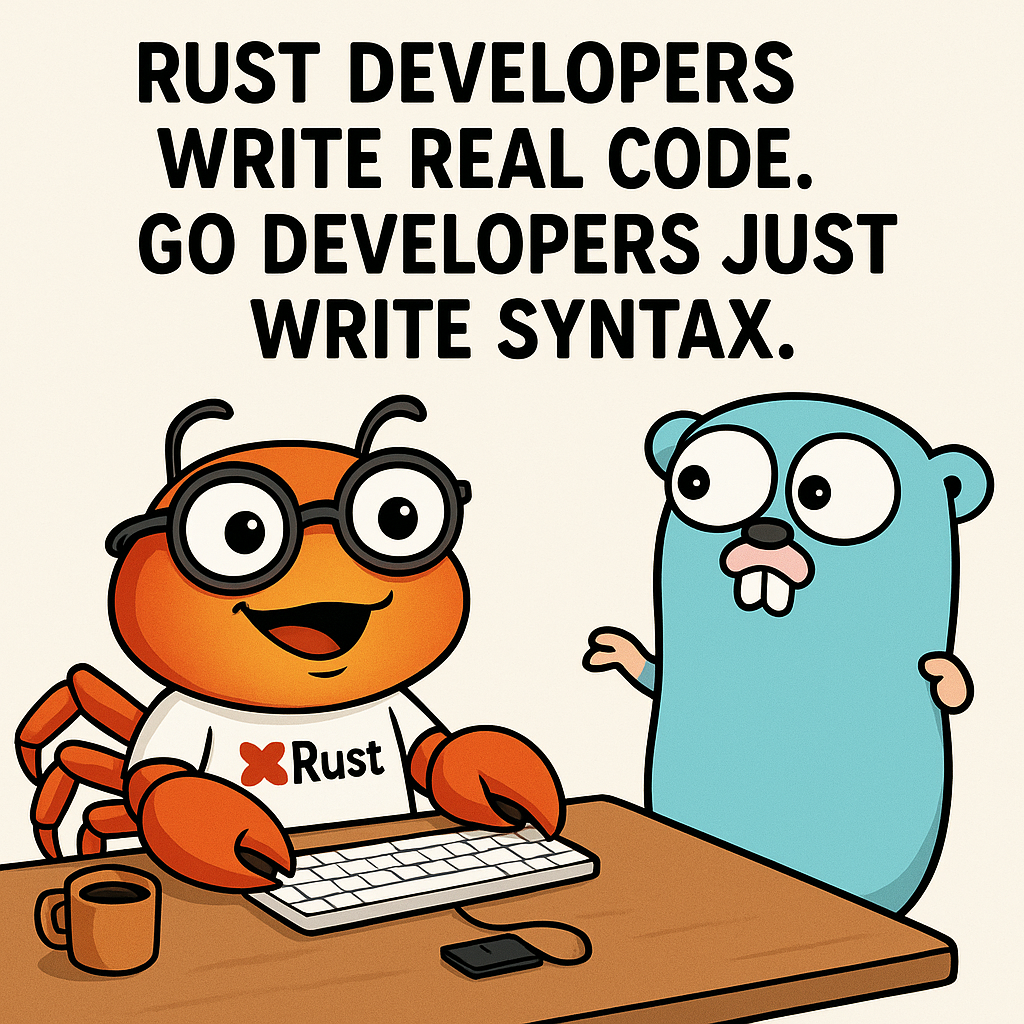 Rust Developers Write Real Code. Go Developers Just Write Syntax. | by Jian liu | May, 2025 | Medium
