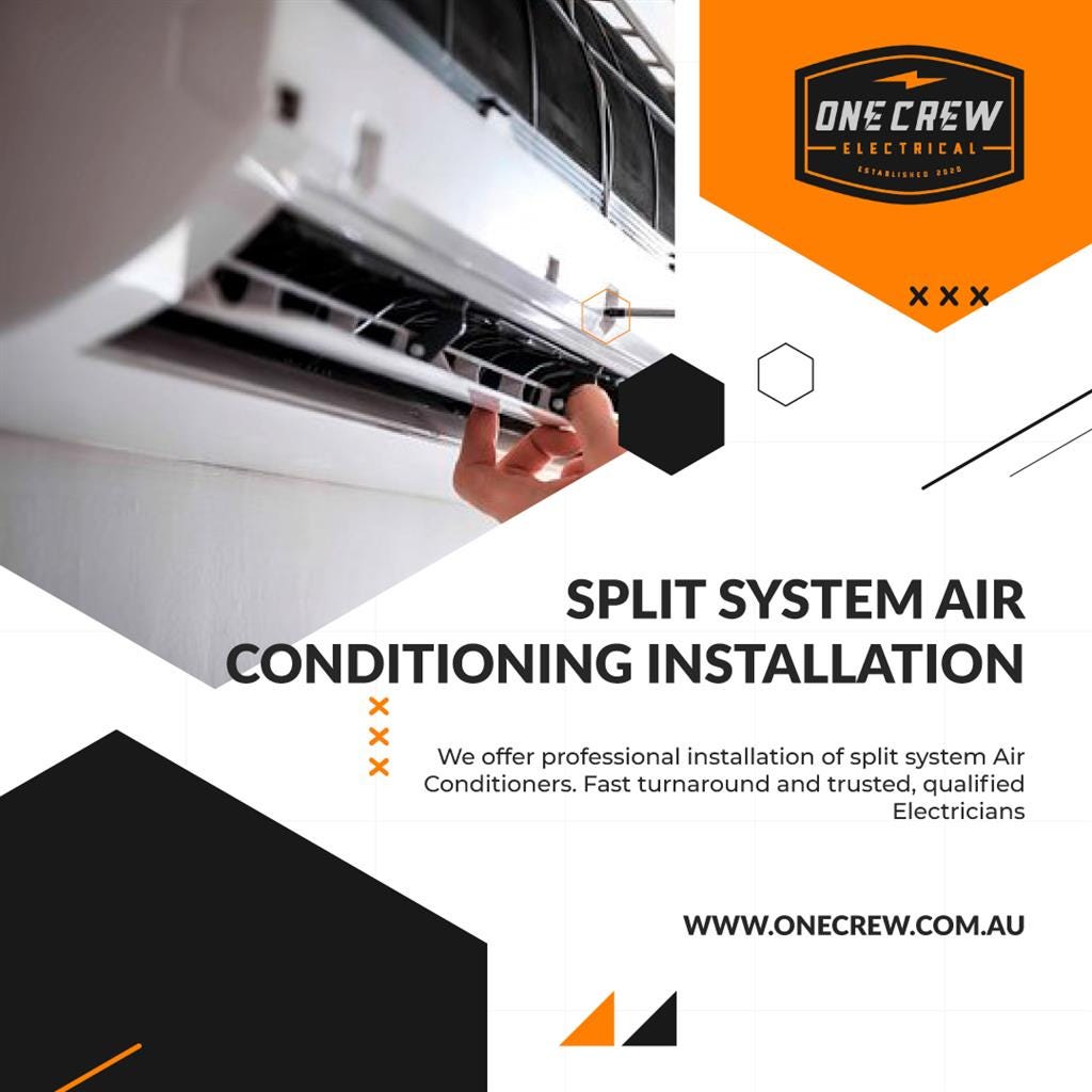 Split System Air-Conditioning Installation & Servicing - OneCrew ...